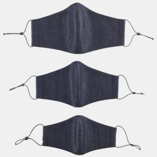 Indigo Denim Face Mask ‣ Afrique Fabrique London