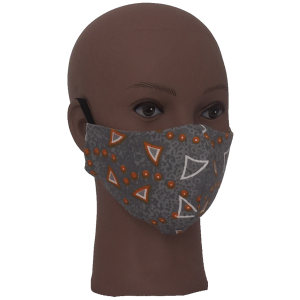Orange Triangle Face Mask ‣ Afrique Fabrique London