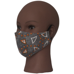 Orange Triangle Face Mask ‣ Afrique Fabrique London